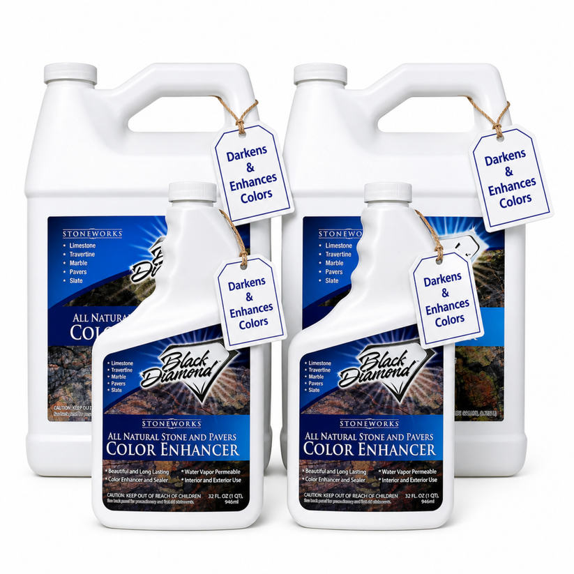 Natural Stone Sealer - COLOR ENHANCER for Stone and Pavers. – BDSTONEWORKS