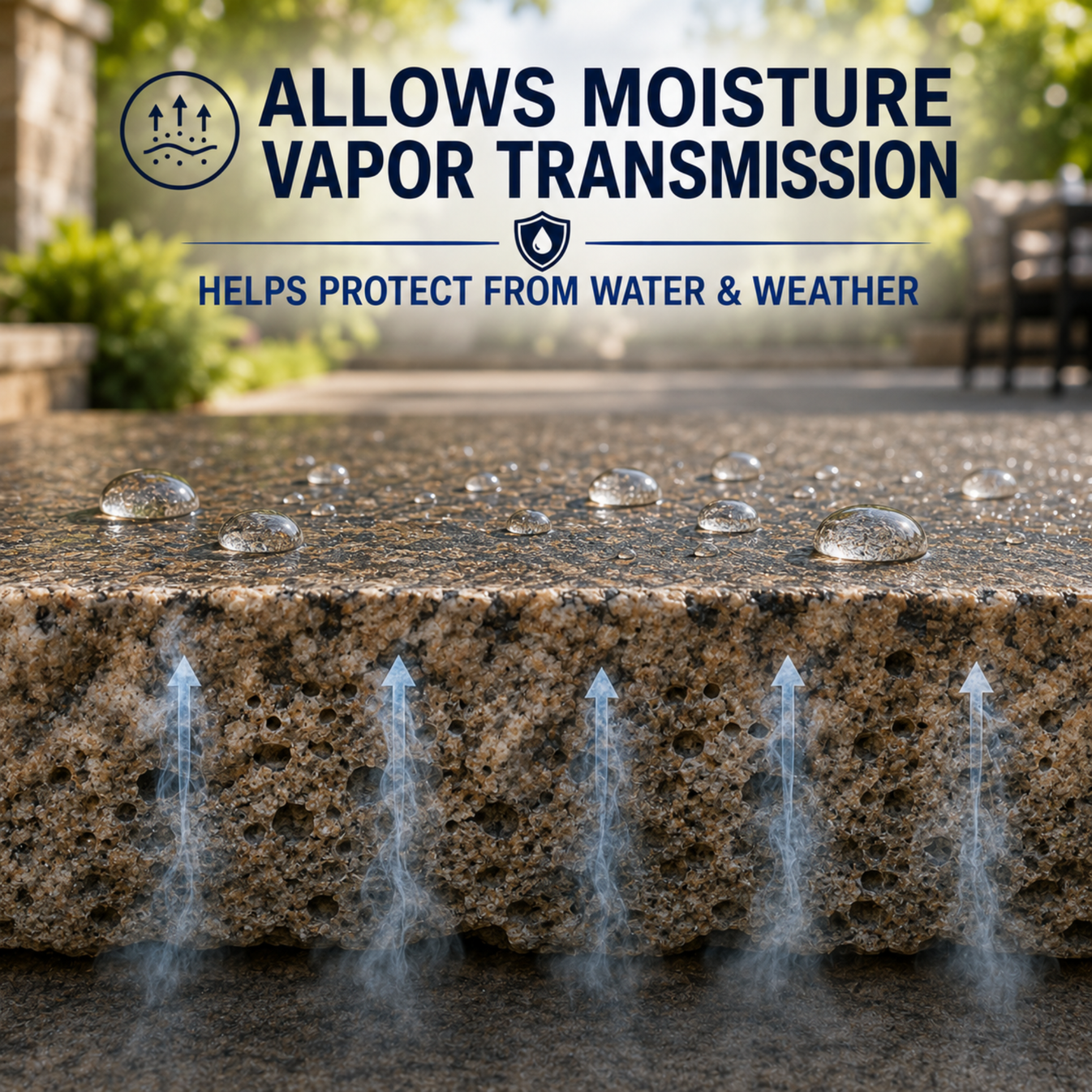Color Enhancing Stone Sealer for all types of Stone & Pavers ...