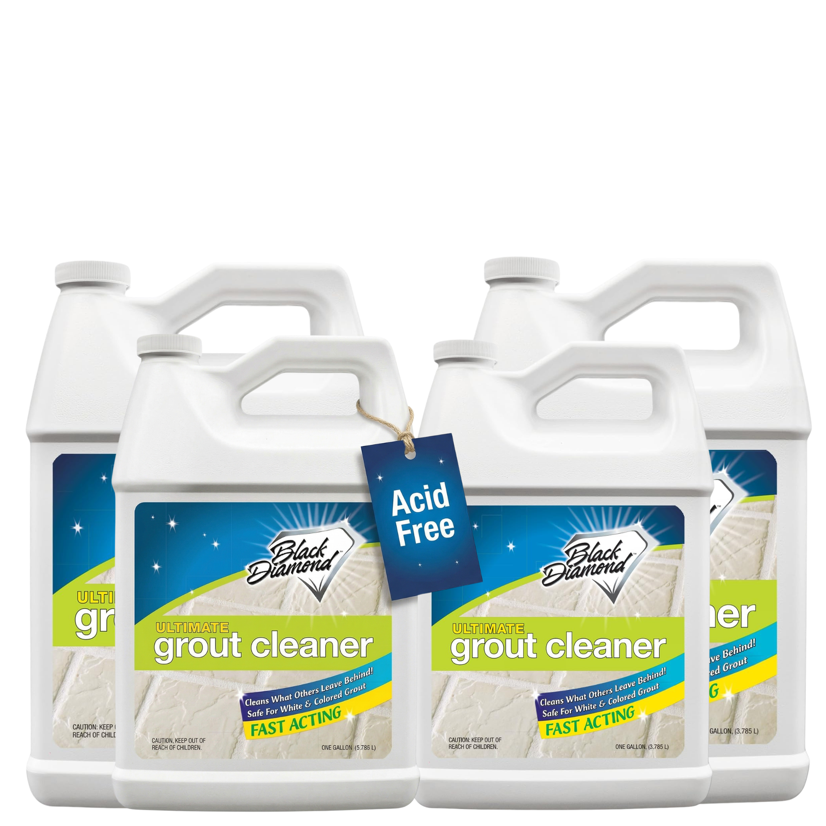 Acid-Free Heavy Duty Grout Cleaner for All Types of Grout Lines ...